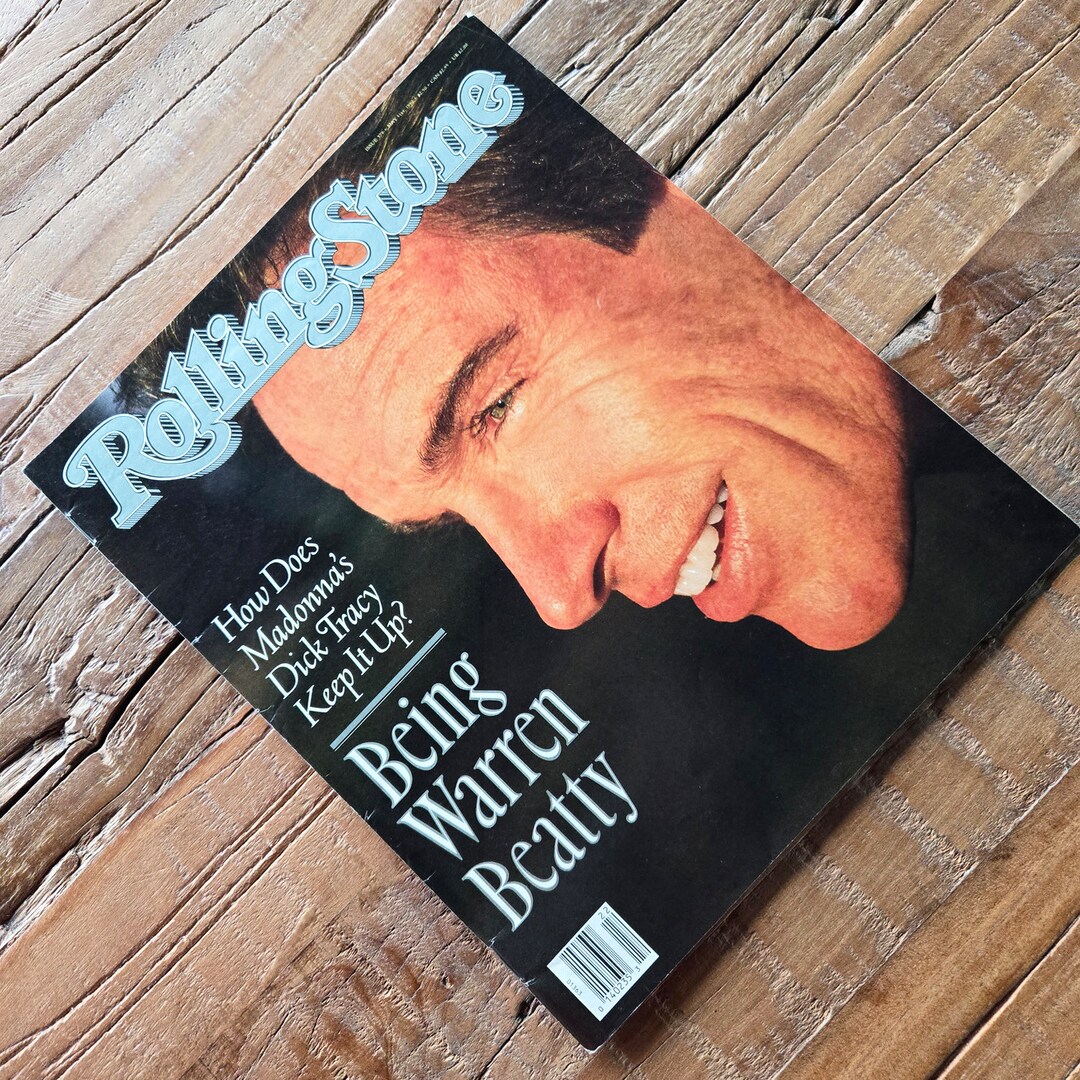 Warren Beatty Vintage ROLLING STONE Magazine 579 Used Condition May 31 ...