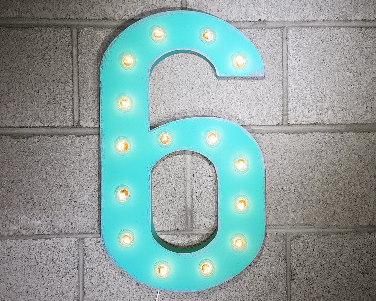 On Sale 21 6 Metal Sign Number 6 Six Seis 0 1 2 3 4 5 | Etsy