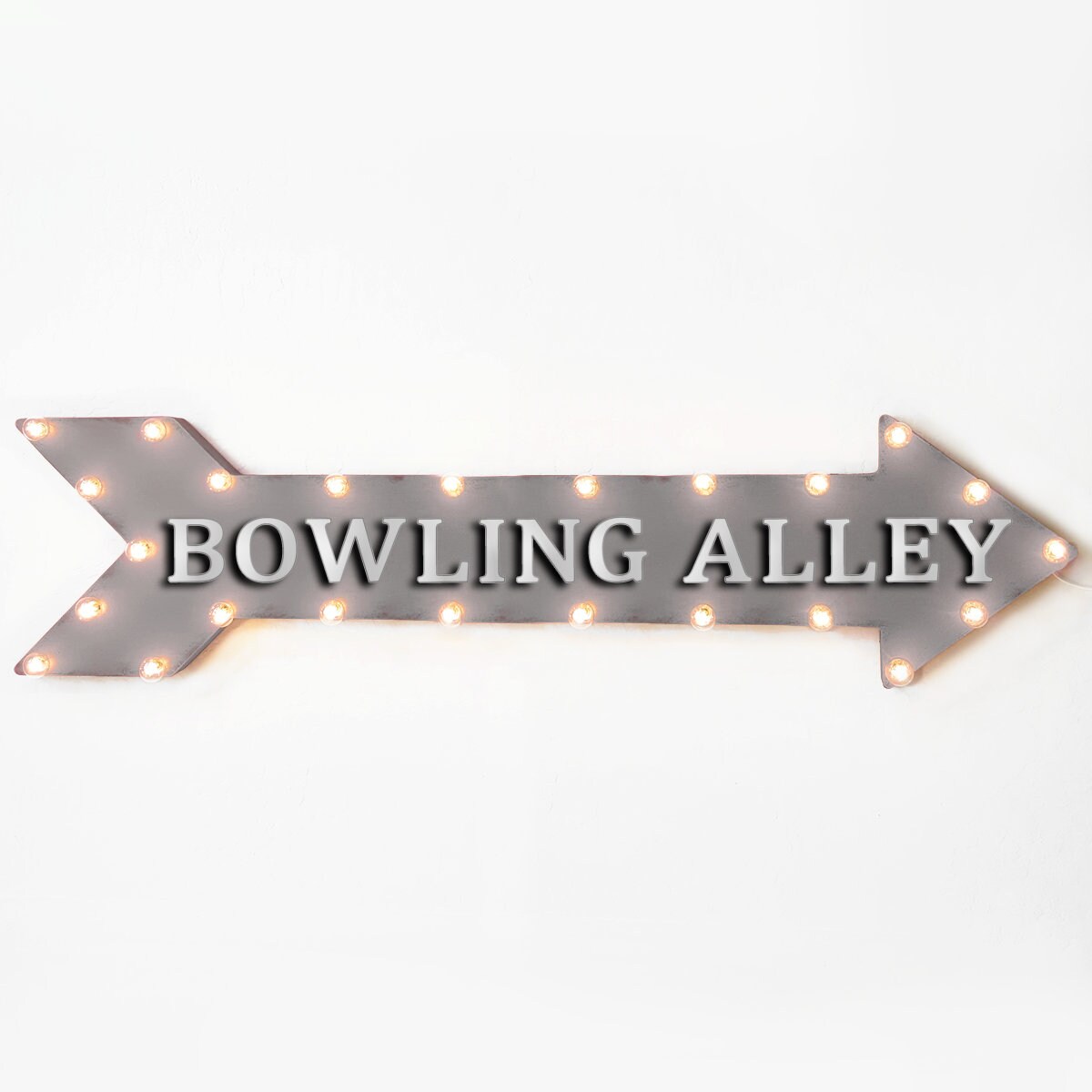 On SALE 48 BOWLING ALLEY Metal Arrow Sign Pins Pin | Etsy