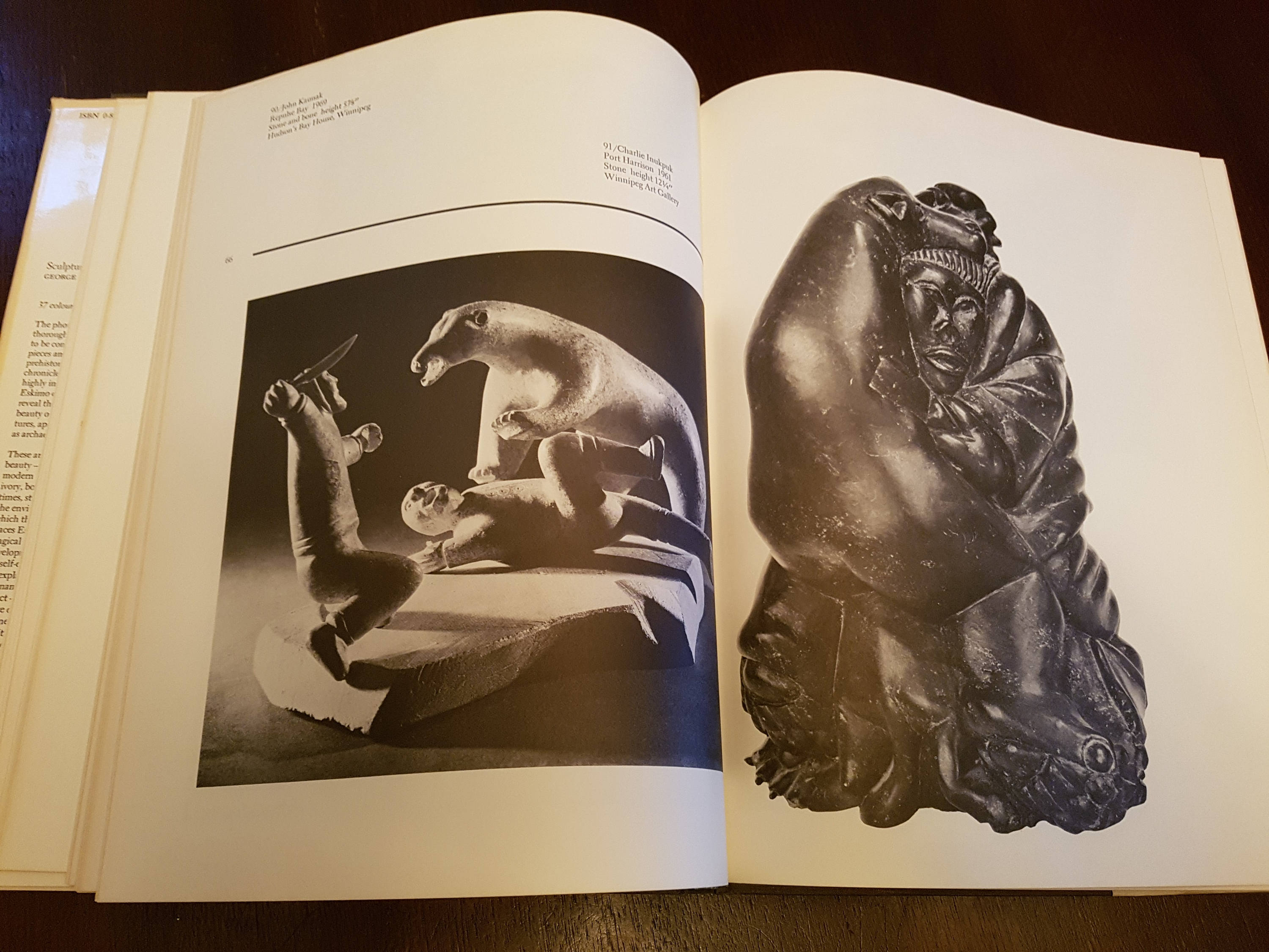 SCULPTURE of the ESKIMO by George Swinton 1972 Vintage Hardcover Book ...