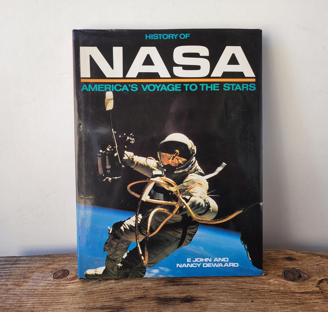 Vintage 1980s NASA History Book: America's Voyage to the Stars - Etsy