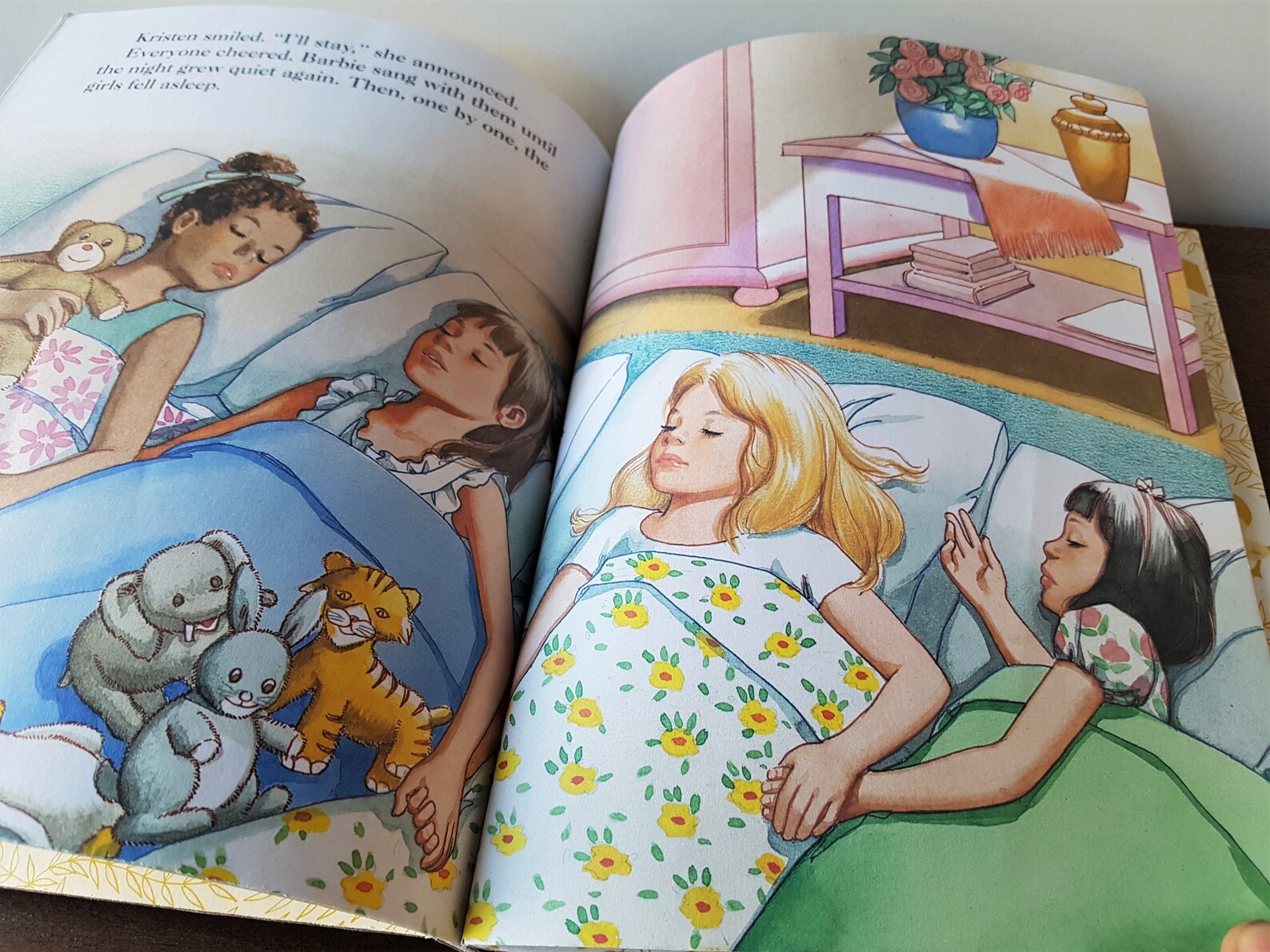 Vintage BARBIE the Special Sleepover Book - A Little Golden Book 1997 ...