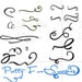 Font Swashes Svg, Font Swashes , Text Swashes Svg, Text Swashes - Etsy