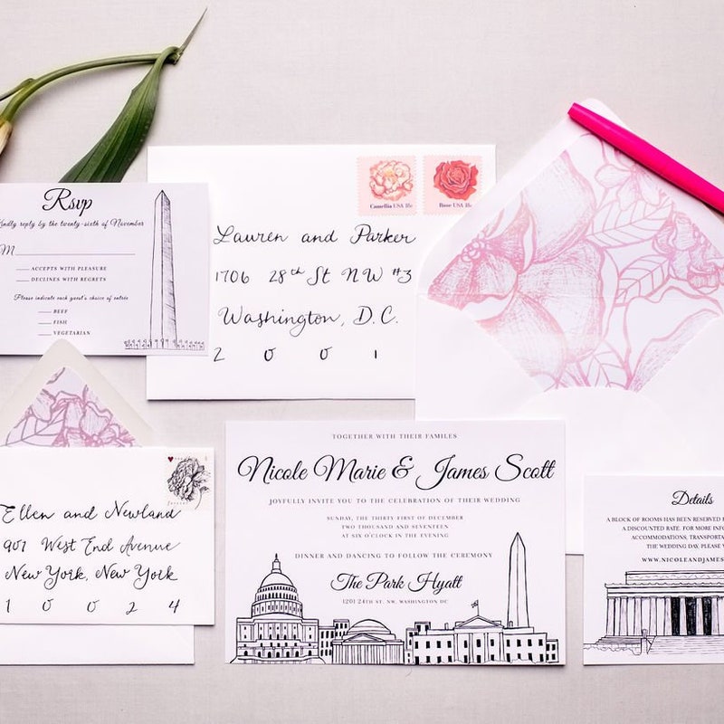 Dc Invitation - Etsy