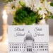 Providence, Rhode Island Icons Wedding Table Numbers Providence Wedding ...