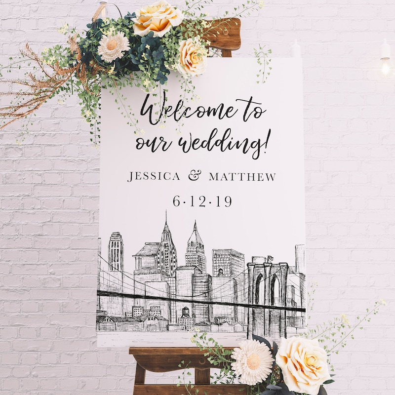 Wedding Sign Template - Etsy