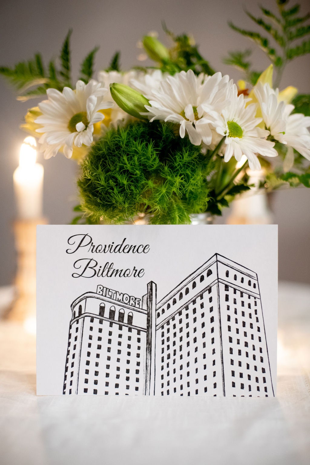 Providence, Rhode Island Icons Wedding Table Numbers | Providence ...