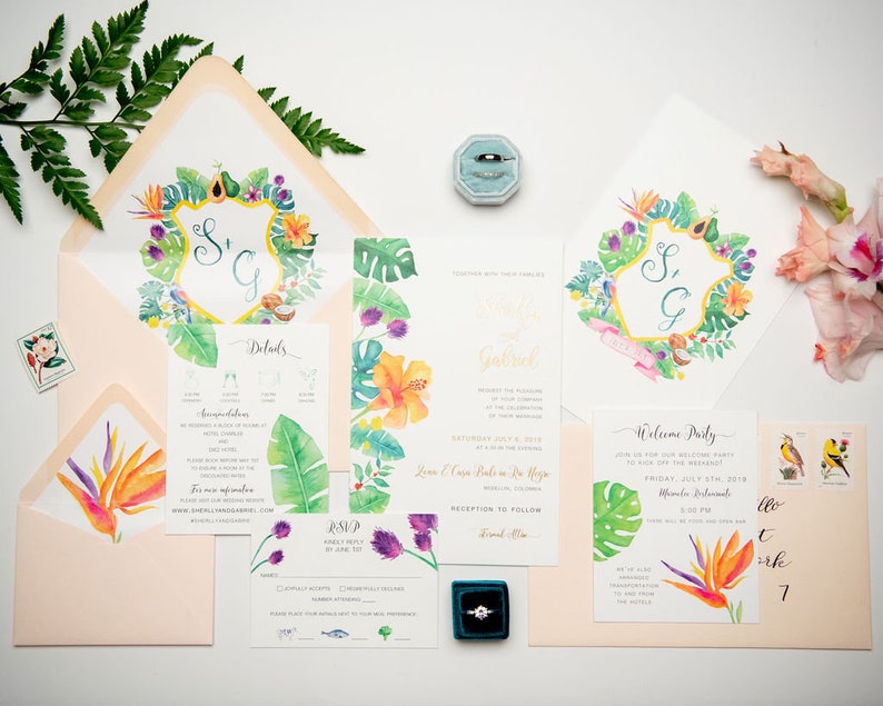Custom Invitation Suite Design Fee - Etsy