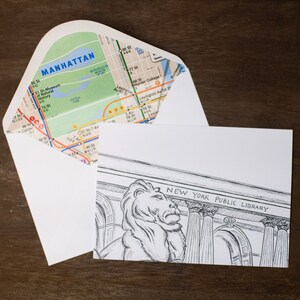 Handmade New York City Cards - 8 Pack: New York City Icons - Great as ...
