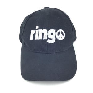 Vintage 2000s RINGO STARR (peace Sign Logo) Baseball Cap Hat Adj. Mens ...
