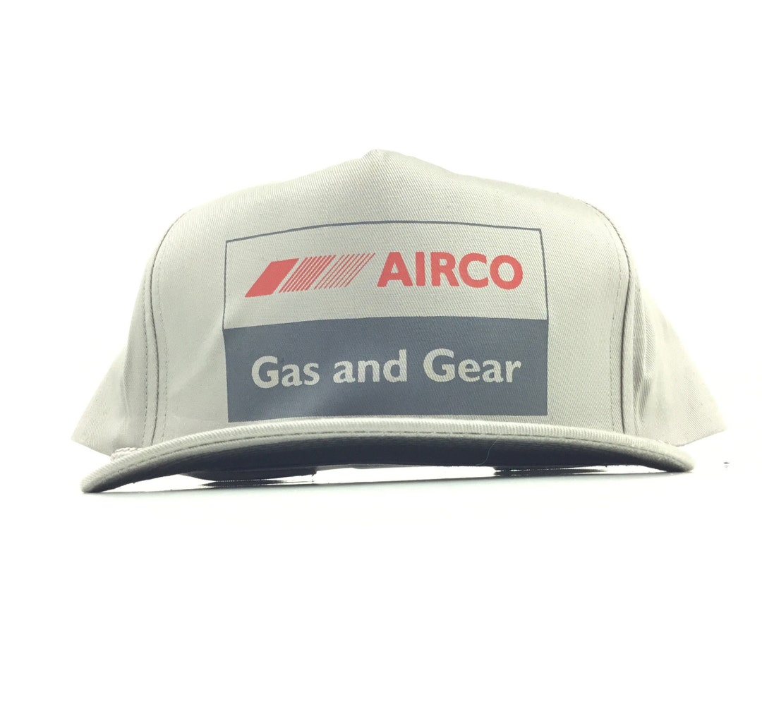 Vintage 1990’s AIRCO Gas & Gear Light Gray Baseball Vap Hat Snapback ...