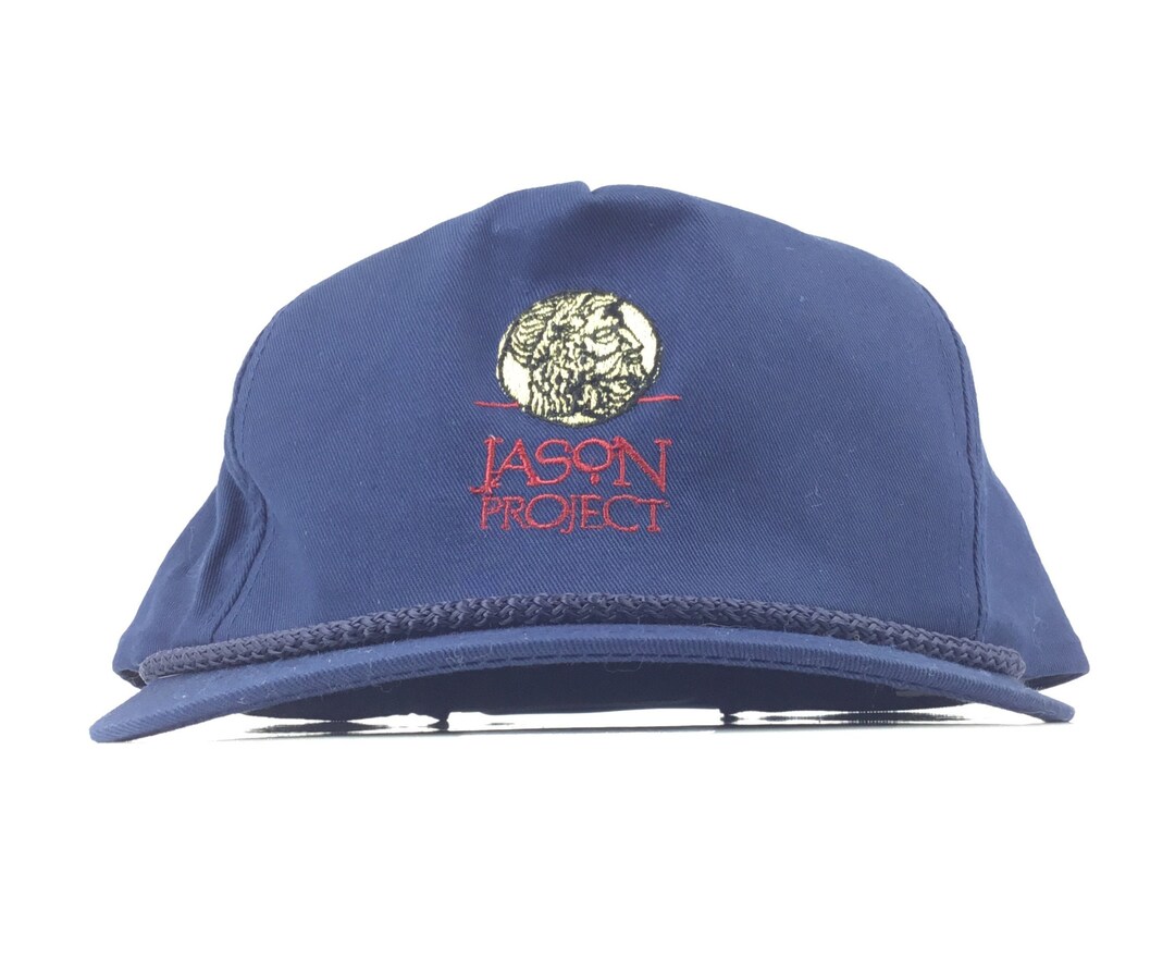Vintage 1990s BECHTEL JASON PROJECT Navy Blue Baseball Cap Hat Snapback ...