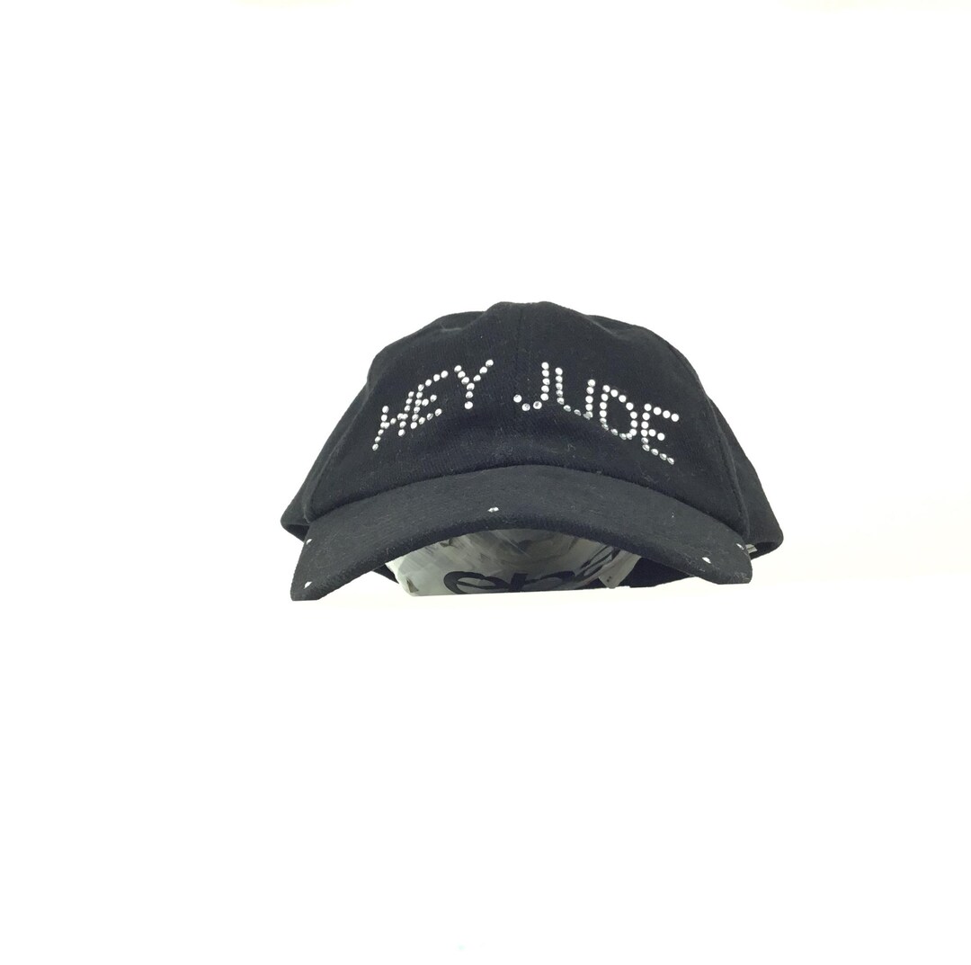 Vintage 2000s HEY JUDE rhinestones Logo Baseball Hat Cap Adj. Womens ...
