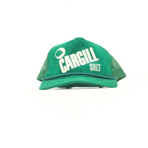 Vintage 1990s CARGILL SALT Trucker Hat Cap Snapback Mens Size - Etsy