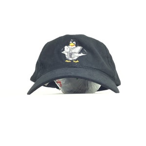 Vintage 2000s ORACLE LINUX tux Penguin Logo Baseball Cap Hat Adj. Mens ...