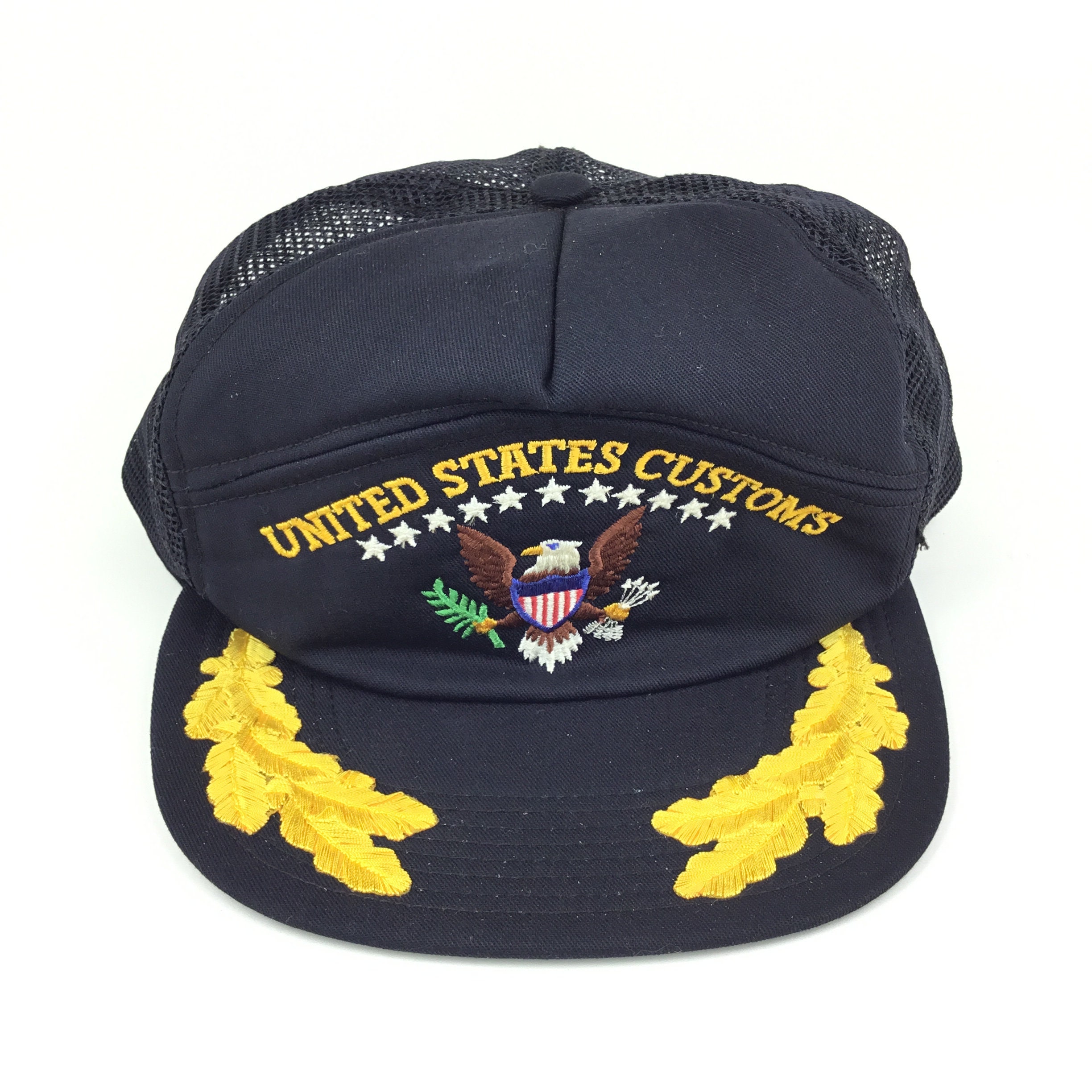 Vintage 80s UNITED STATES CUSTOMS Black Trucker Hat Cap | Etsy