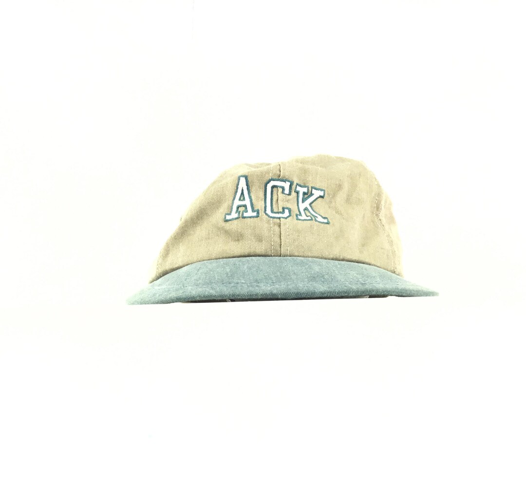 Vintage 2000s NANTUCKET ACK Baseball Cap Hat Adj. Mens Size Cotton ...