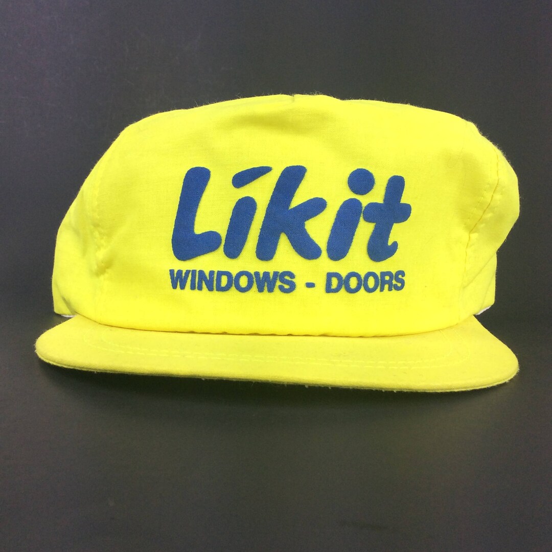 Vintage 1980s Likit Windows and Doors Baseball Cap Hat Snapback Sm-med ...