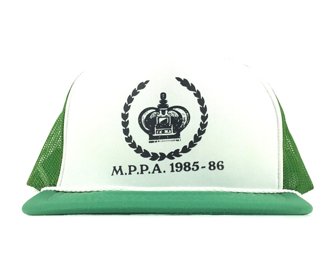 Vintage 80s MPPA M.P.P.A. 1985-86 Trucker Hat Cap Snapback Men’s Size ...