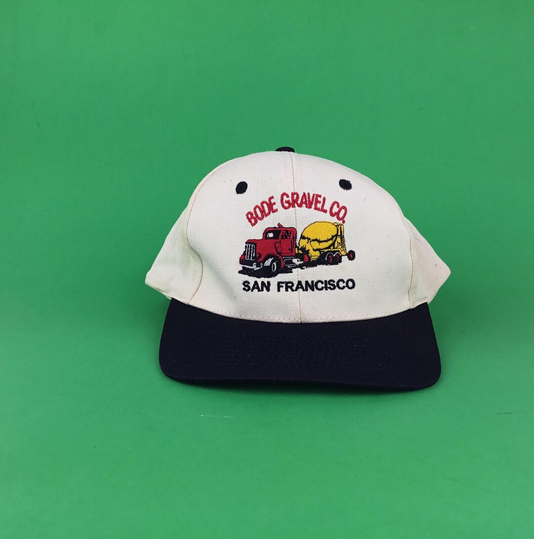 Vintage 2000s BODE GRAVEL CO. San Francisco California Baseball Cap Hat ...