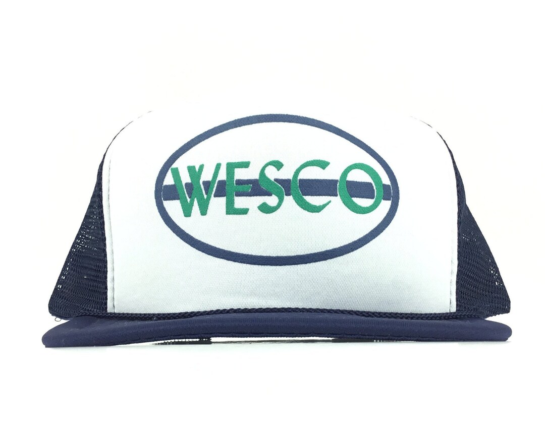 Vintage 90s WESCO Trucker Hat Cap Snapback Mens Size Polyester - Etsy