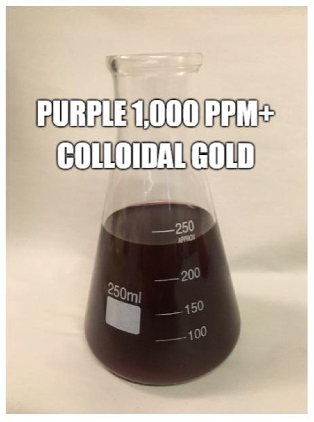 High PPM Purple Colloidal Gold - Etsy