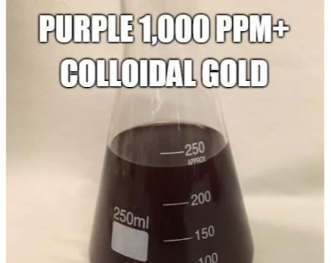 Pure Colloidal Gold 60PPM Not a Ruby Red - Etsy