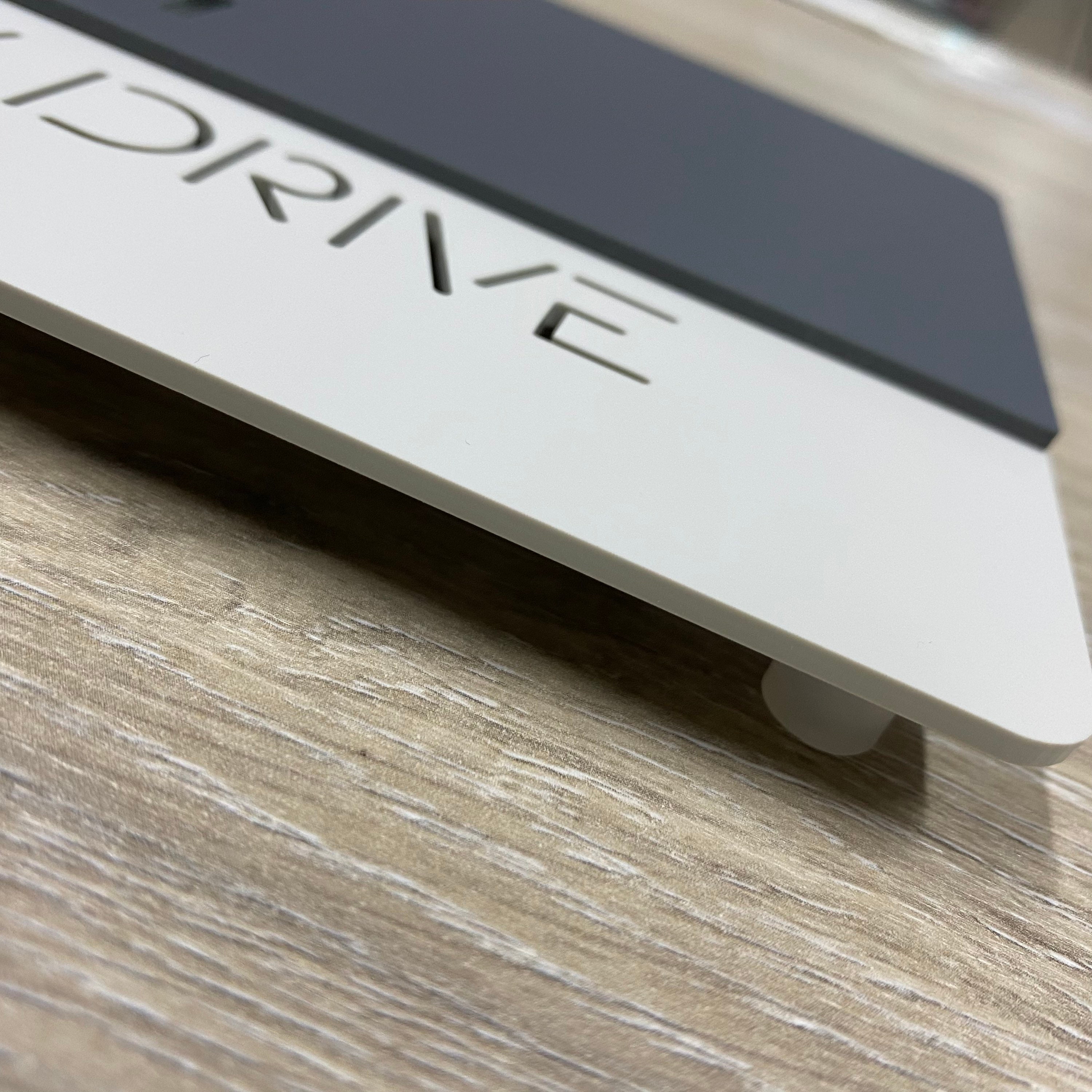 Vertical House Sign With Contrast Band & CONCEALED FIXINGS | House Sign ...