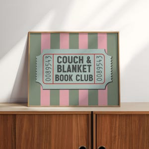 Vintage Book Club Wall Accent Reading Corner Home Decor for Library ...