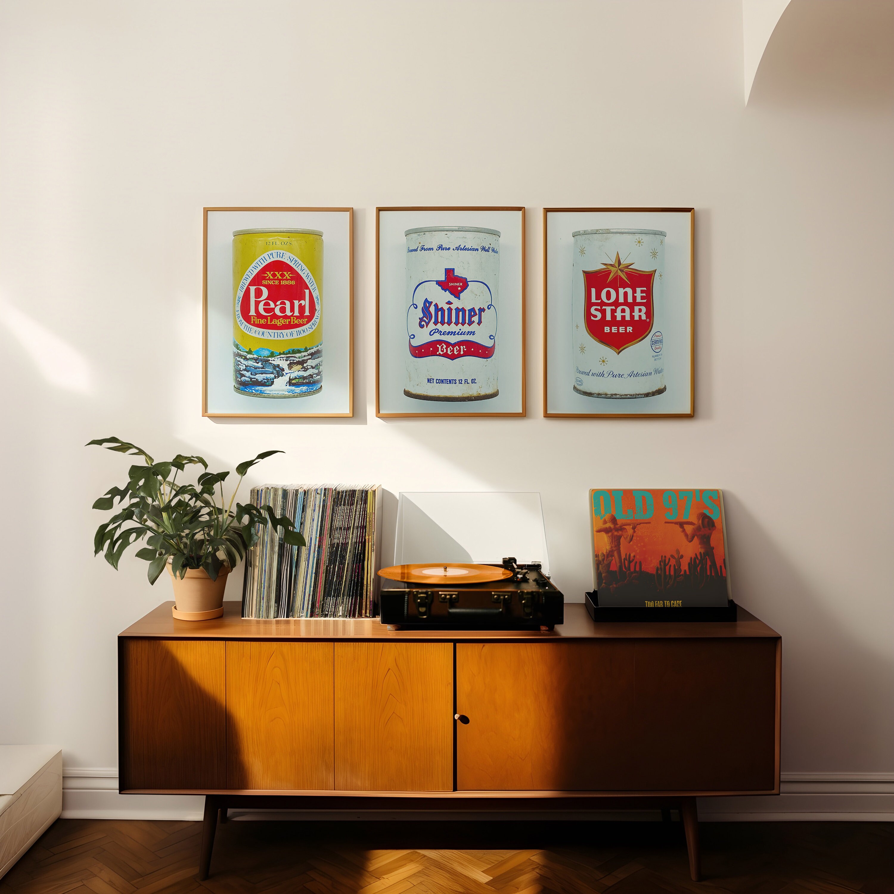 Beer Can Wall Art Shiner Photography Print Beer Art Poster Bar Art ...