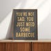 BBQ Wall Decor Funny Kitchen Sign Barbecue Quote Gold Letter Print ...