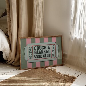 Vintage Book Club Wall Accent Reading Corner Home Decor for Library ...
