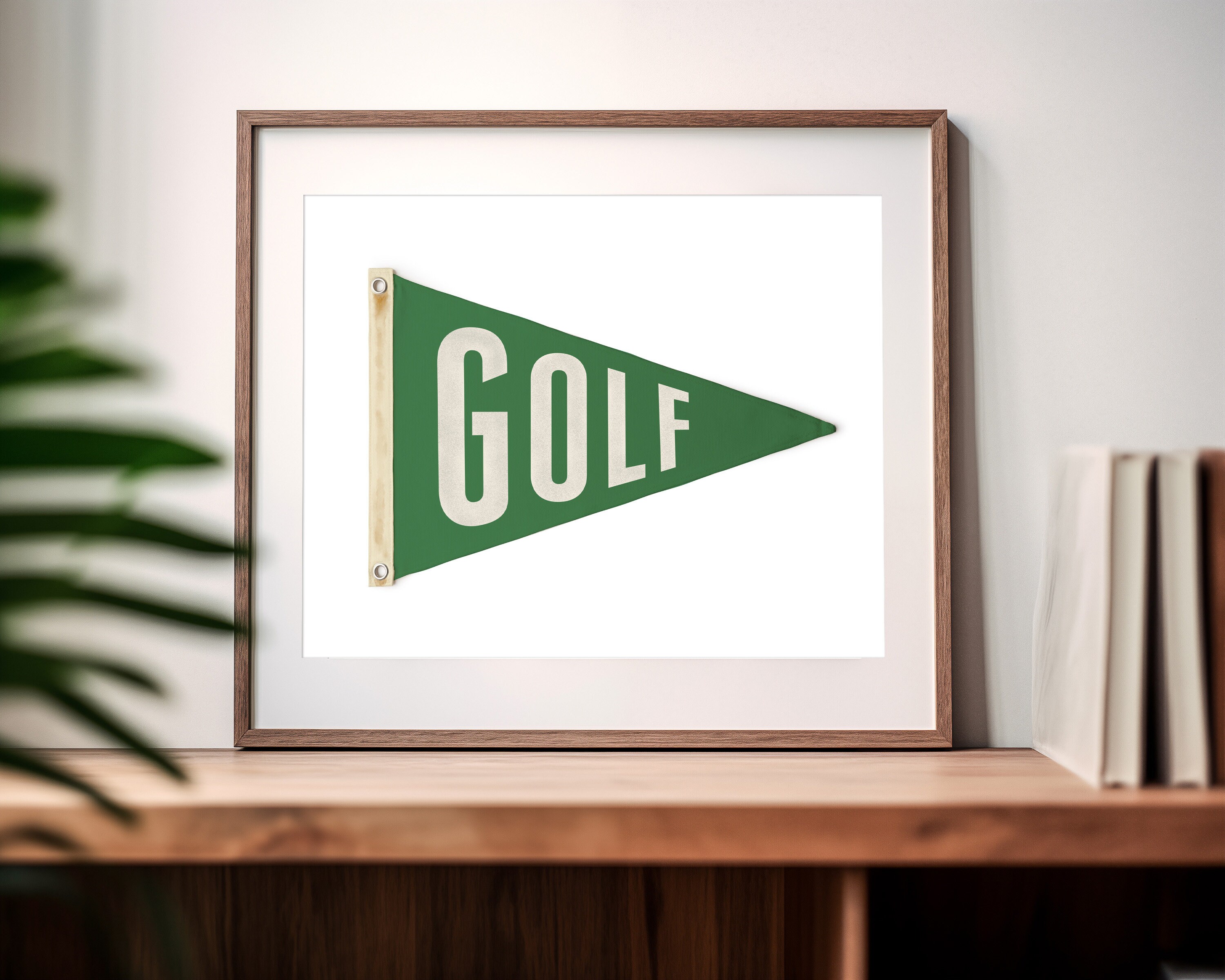 Golf Poster Wall Decor Art Print Golf Flag Poster Vintage Golf Print ...