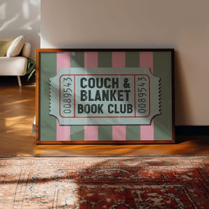 Vintage Book Club Wall Accent Reading Corner Home Decor for Library ...