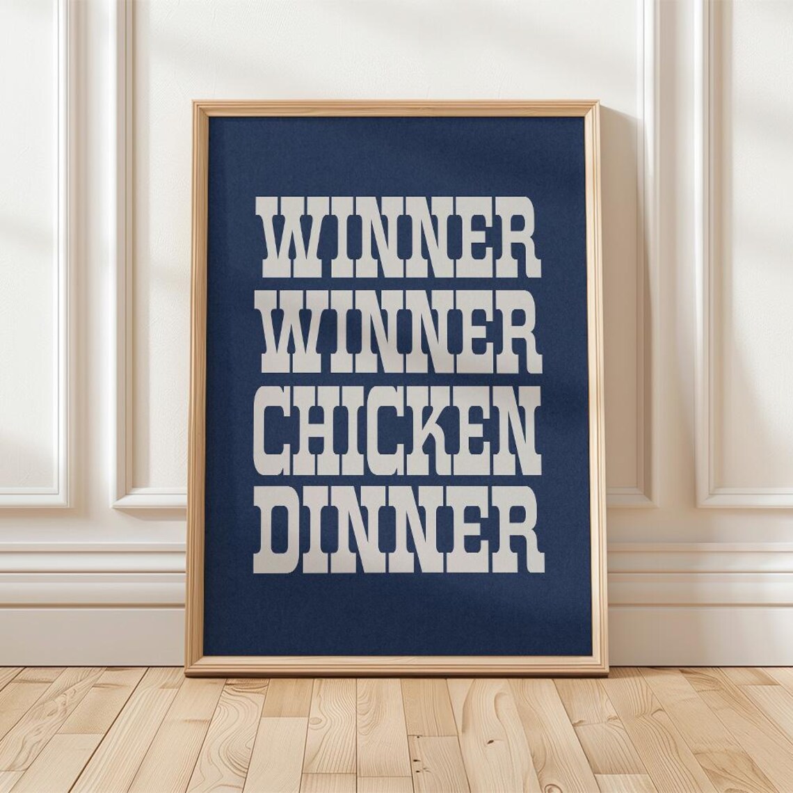 Southern Wall Art Funny Kitchen Decor Framed Typography Print Chicken ...