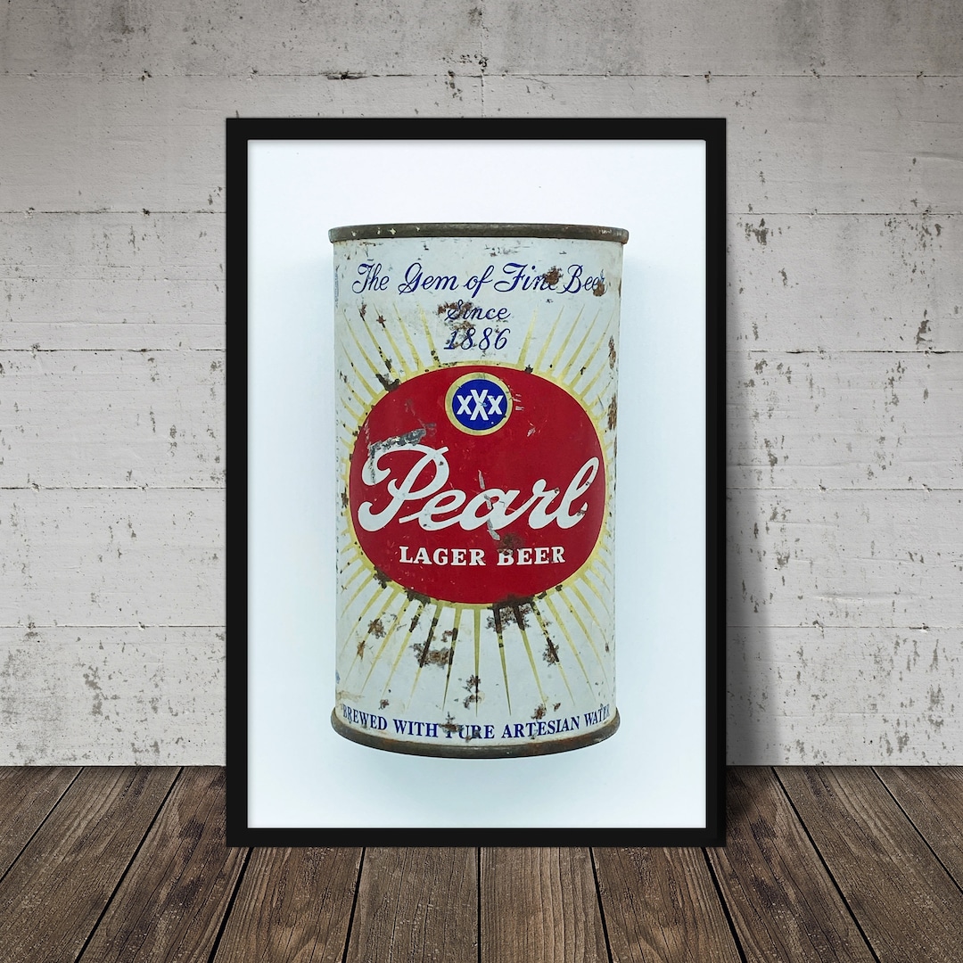Vintage Sunburst Pearl Beer Can Photography Print - Etsy