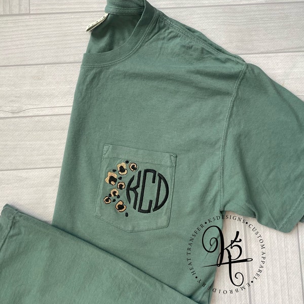 Pocket Monogram - Etsy