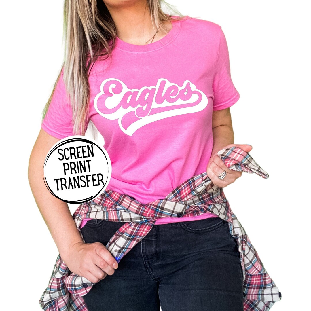 Eagles Screen Print Transfer | Ready to Press Plastisol | School Mascot ...