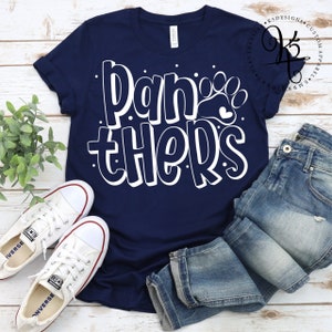 Panthers Shirt / Game Day / Sports / School / Graphic Tee / Panthers ...
