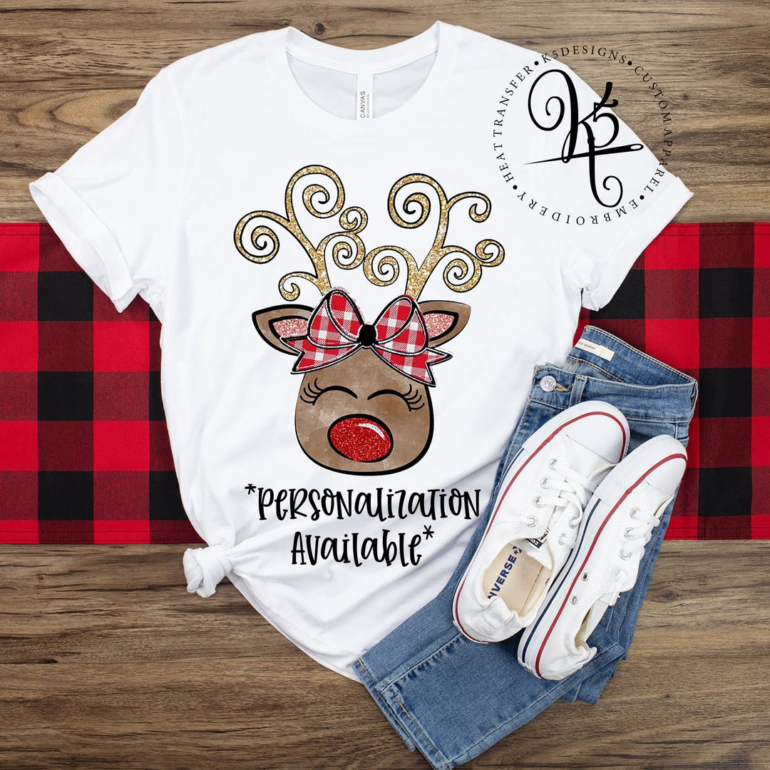 Christmas Reindeer Shirt / Family Matching Shirts / Reindeer Shirt ...