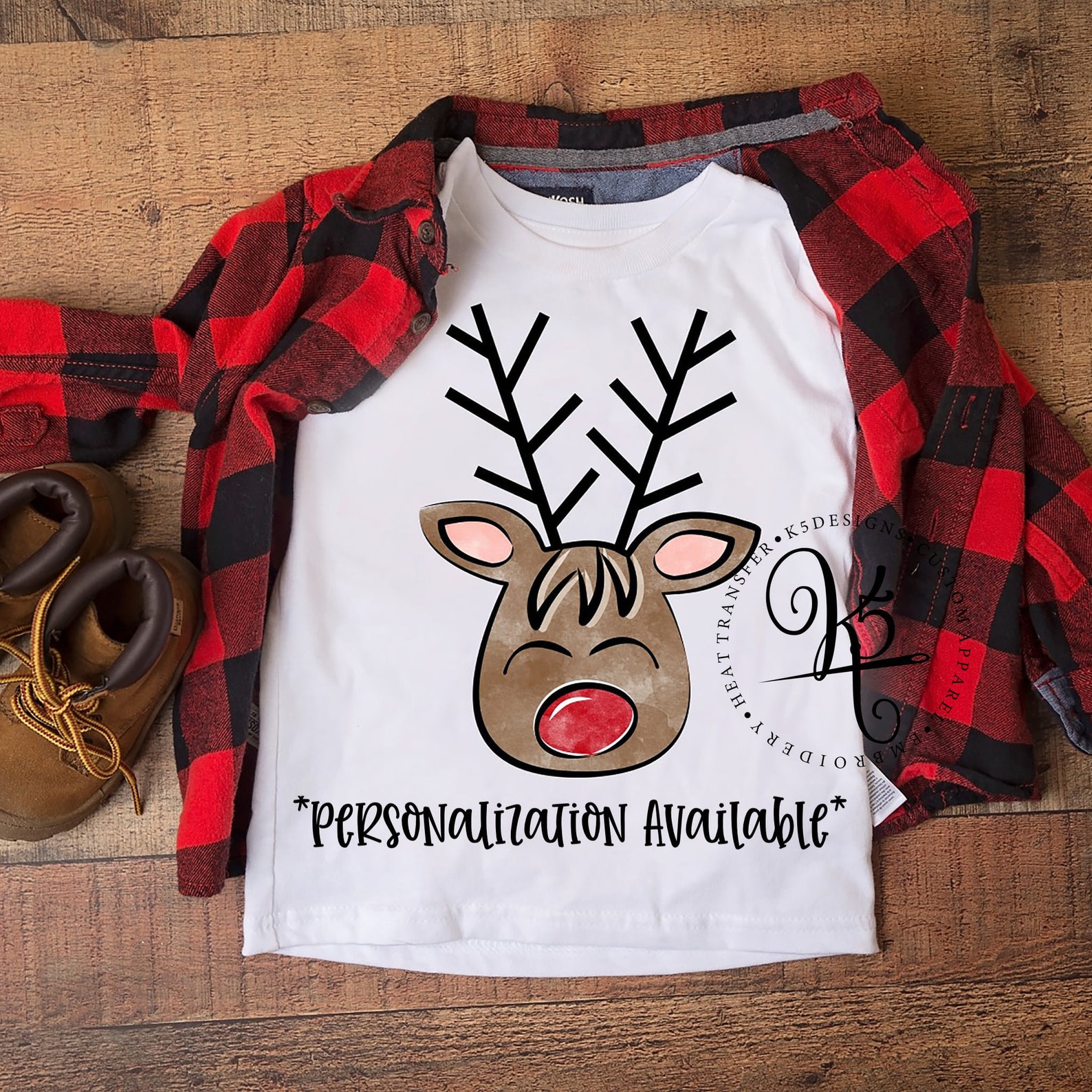 Christmas Reindeer Shirt / Family Matching Shirts / Reindeer | Etsy
