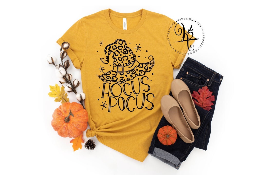 Hocus Pocus Shirt / Halloween Shirt / Leopard / Halloween / Witch Shirt ...