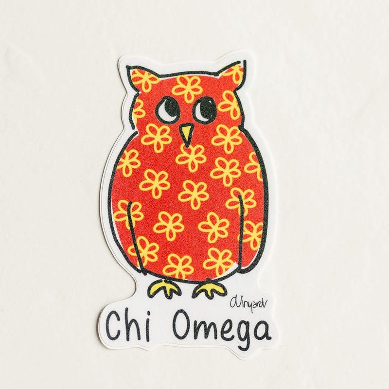 Chi Omega Stickers - Etsy