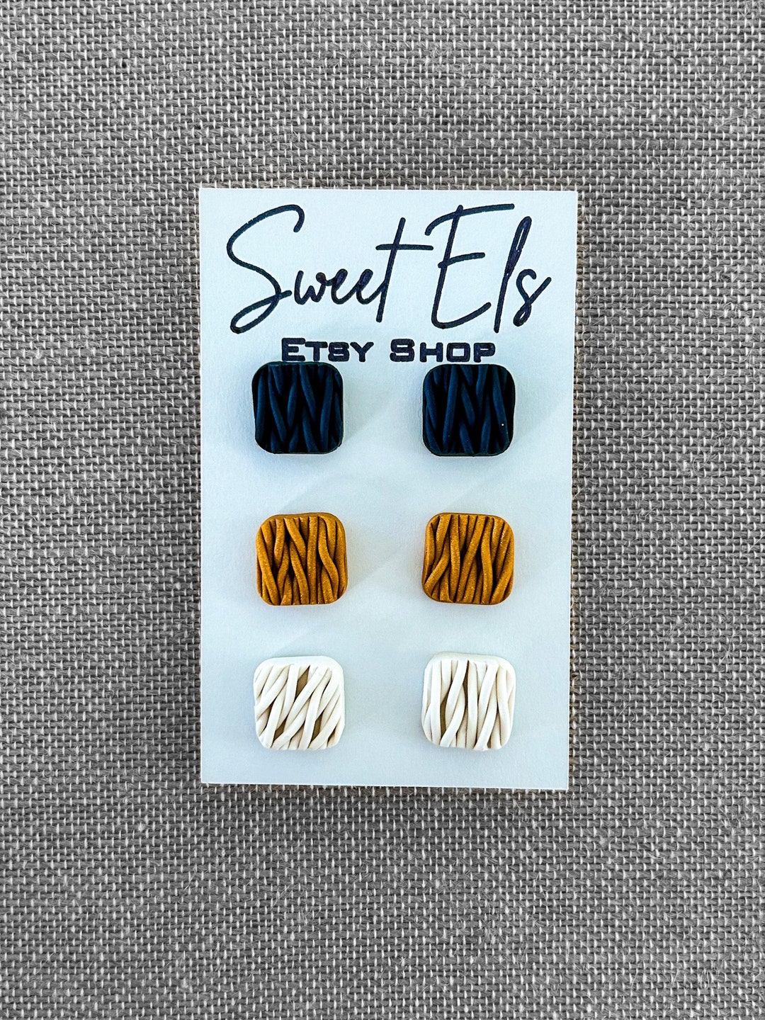 EMMA STUDS polymer Clay Set - Etsy