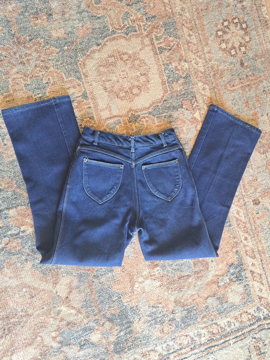 Vintage 60s/70s Western Stockton of Dallas Straight Leg Jeans/ 27 ...