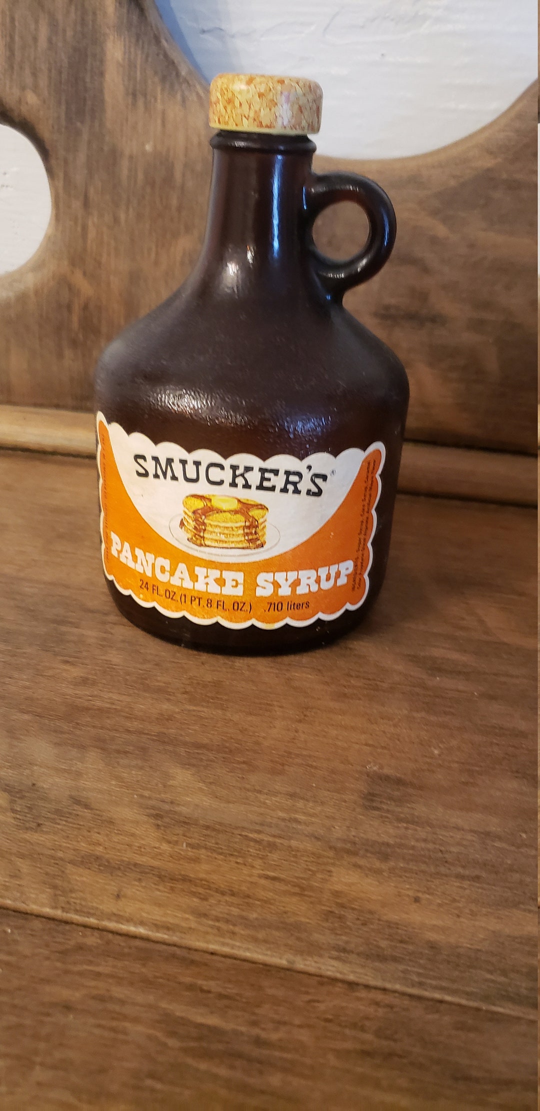 Smuckers Pancake Syrup Glass Jar - Etsy