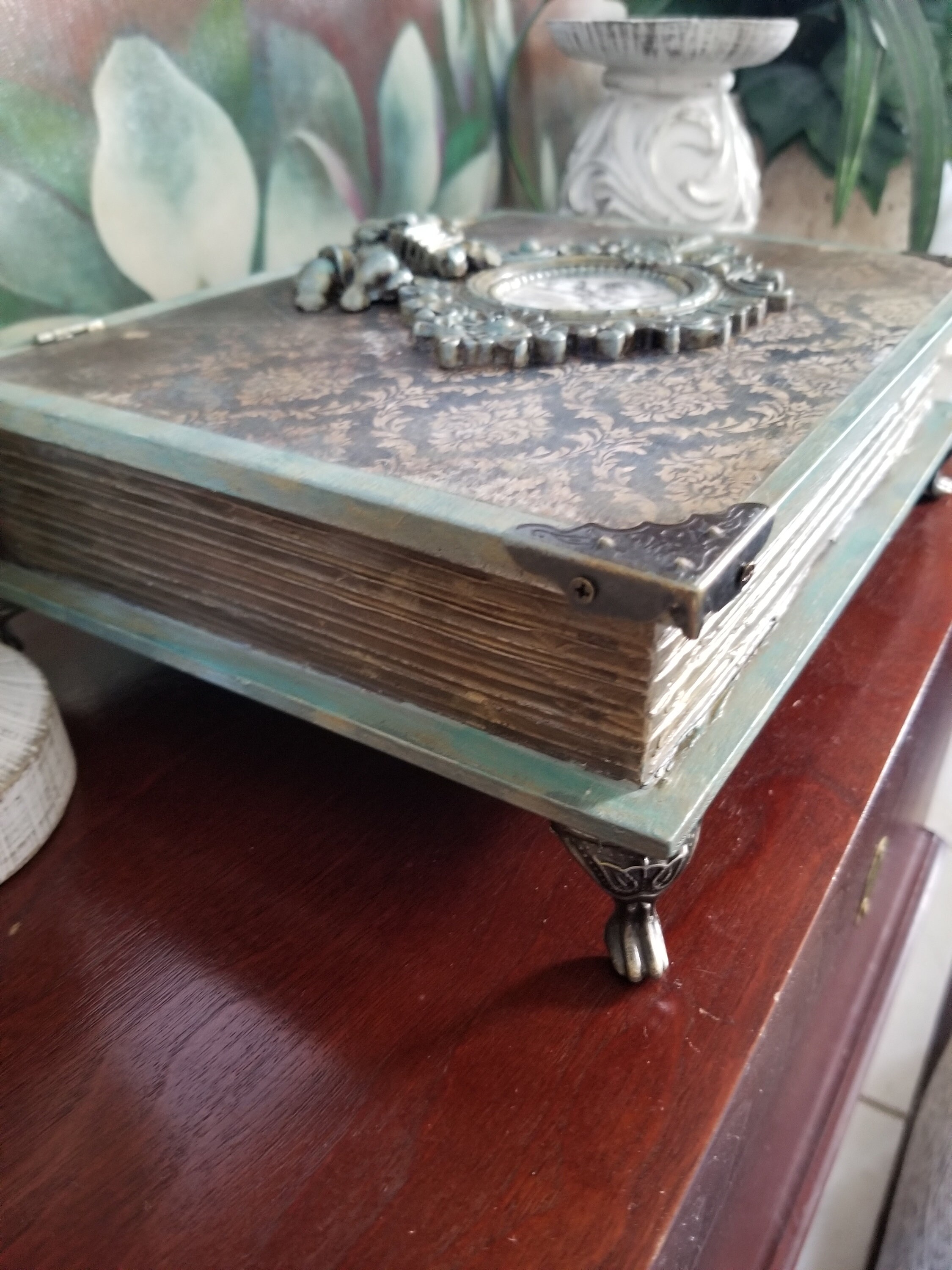 Hand Crafted Keepsake Box Decorative Box Decoupage Box Trinket Box ...