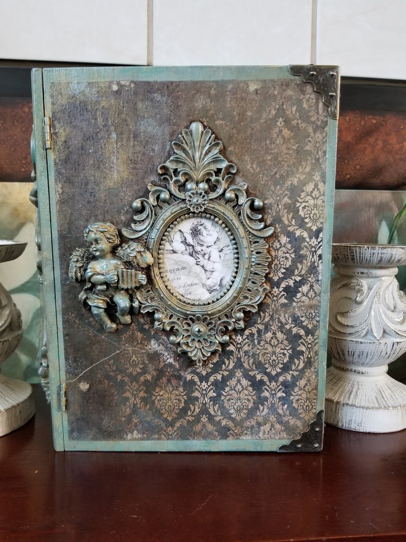 Hand Crafted Keepsake Box Decorative Box Decoupage Box Trinket Box ...