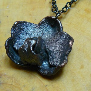 Black Orchid Necklace_real Orchid_natural Flower_electroformed - Etsy