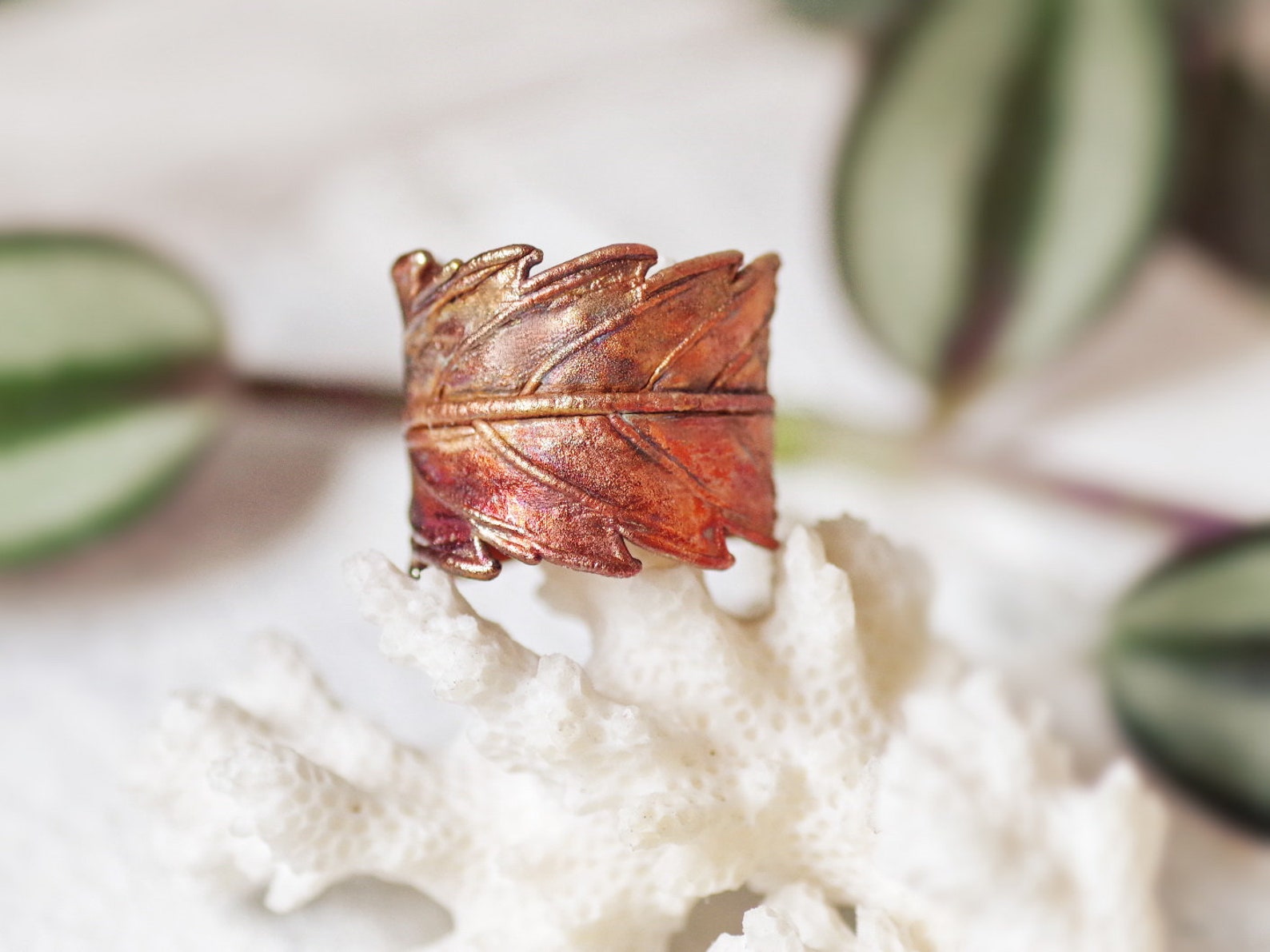 Electroformed Hemp Leave Ring Genuine Hemp Leaf Ring Natural - Etsy